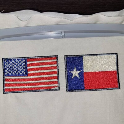4 Sizes Texas Flag Machine Embroidery Design File - Etsy