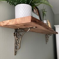 A Pair of Small Classic Victorian Scroll Shelf Brackets 5 Inch - Etsy