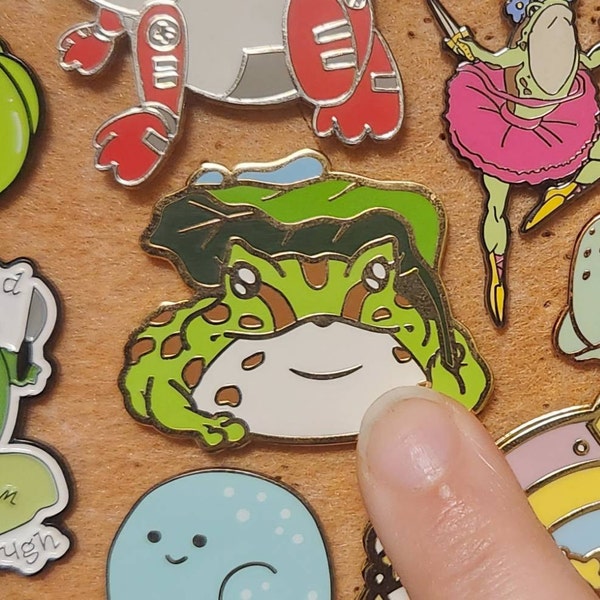 Poison Dart Frog Enamel Pin - Frog - Toad, Enamel Pin, Frog Hard Enamel ...