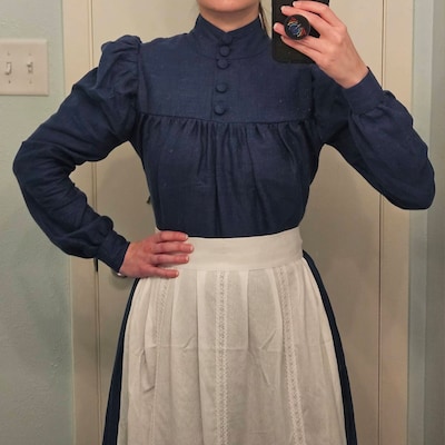 Blouse alice in Edwardian Victorian Style - Etsy