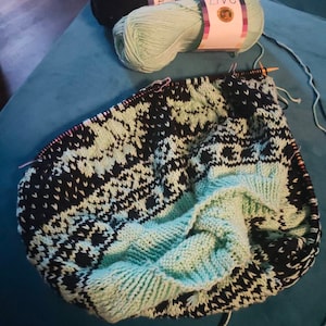 Fossil Frenzy Cowl Pattern, Dinosaur Cowl, Knitting Pattern, Digital ...