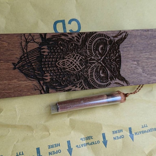 Lord Ganesha Bookmark Hindu God Elephant Engraved Wooden Bookmark With ...