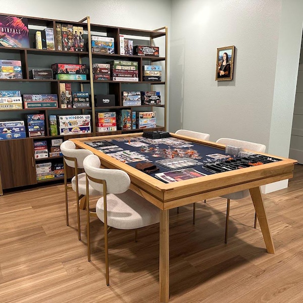 Mid Century Modern Custom Board Game Table - Etsy