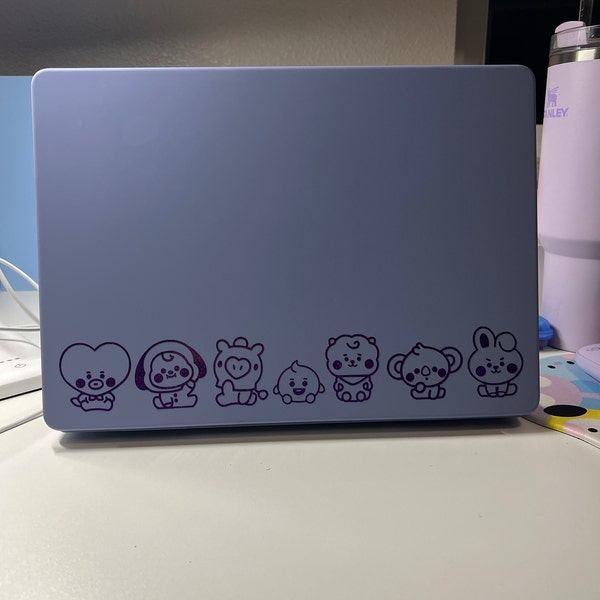 BT21 Baby Decal Set - BTS Bangtan Vinyl Decal for Car, Laptop, Window ...