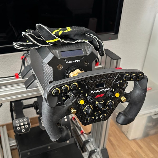 Fanatec QR2 Steering Wheel Wall or Aluminum Profile Mount | Quick ...