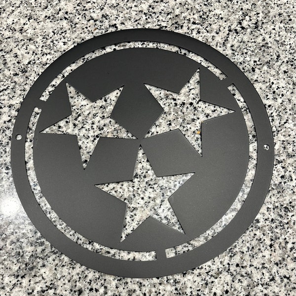 Metal Tristar Made in Tennessee - Custom Size Tristar - Steel Tri Star ...