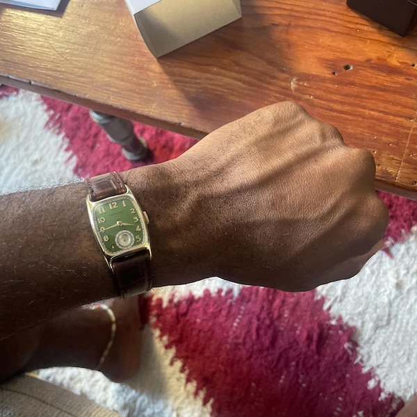 1950'S Vintage HAMILTON RUSSELL, Stunning Silver Dial, Serviced With ...