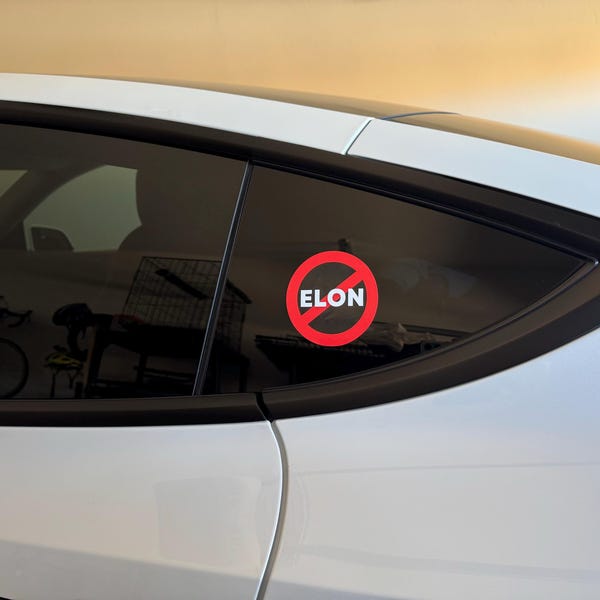 Tesla Owner Bumper Sticker, I Bought This Before ELON WENT CRAZY, Tesla ...