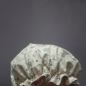 Retro Shower Cap Vintage Tropical Red Pink White Palm Tree - Etsy