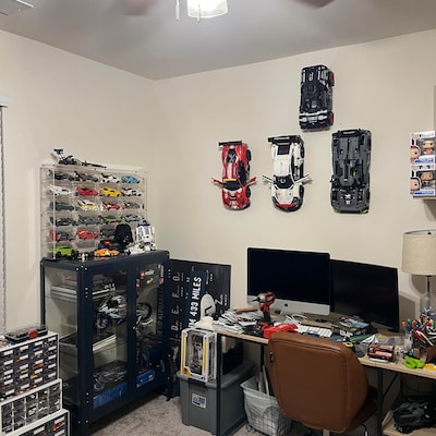 Ultimate Display Wall Mount for Lego Technic Car Porsche RSR, Bugatti ...