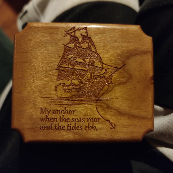 Personalized Pirates Ship Music Box, Davy Jones Music Box, Custom ...