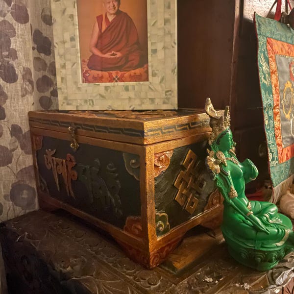 Traditional Tibetan Himalayan Wooden Boxes for Jewelries, Handcarved ...