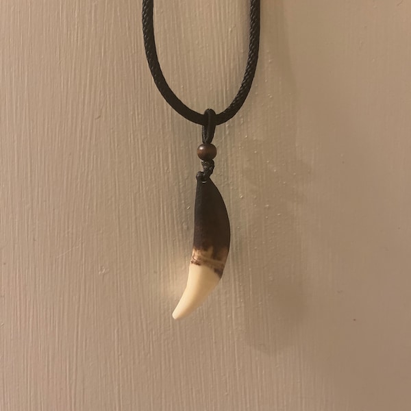 Large Wolf Tooth Necklace Wolf Teeth Necklace Wolf Necklace Wolf Tooth ...