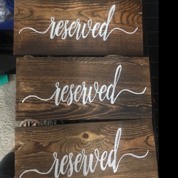 Reserved Svg File - Reserved Dxf File - Reserved Cut File - Wedding ...