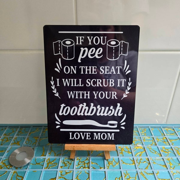 Personalised Metal Sign / Plaque Custom Any Text Quotes Fun Gift ...