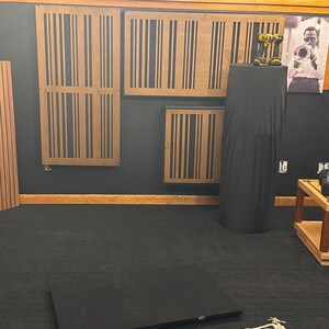 Sound Absorbing Acoustic Diffusion Panels - Bass Traps - Etsy