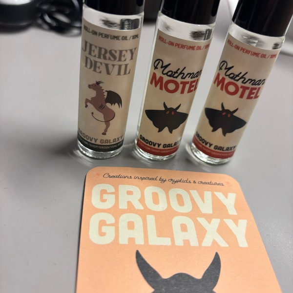 Mothman Motel Roll on Perfume Oil / Cryptid Perfume, Weird Funky Unique ...
