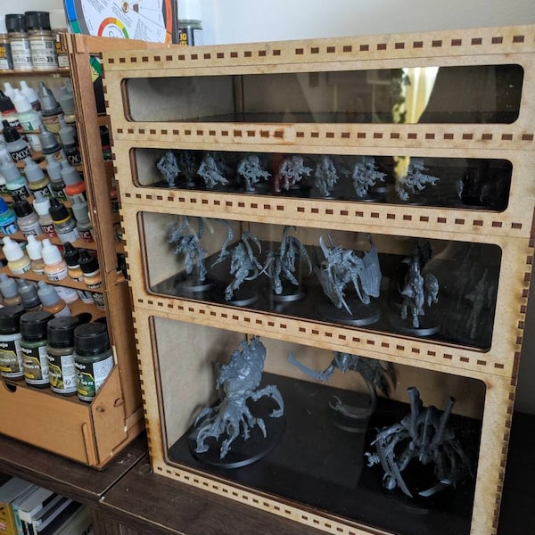 Spinning Paint Rack for Dropper Bottle Paints Like Vallejo Minature ...