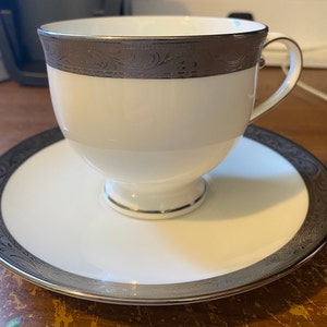 Hannibal Teacup – Mikasa Crown Jewel Platinum Cup & Saucer | NBC ...