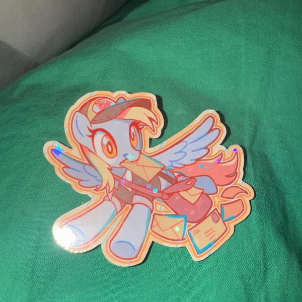 Mail Pony Vinyl Sticker - Etsy