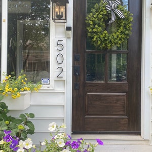 Farmhouse Shiplap House Numbers Address Sign Black House - Etsy