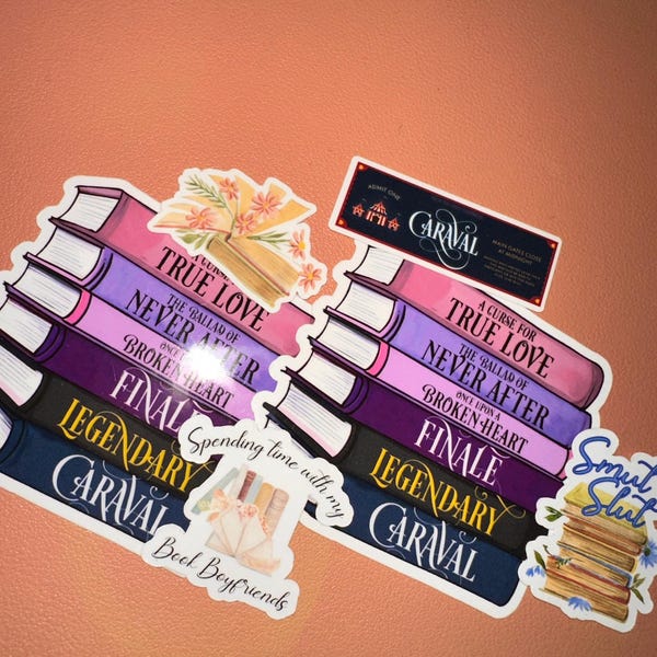 Caraval OUBAH Book Stack Once Upon a Broken Heart Gifts for Readers ...