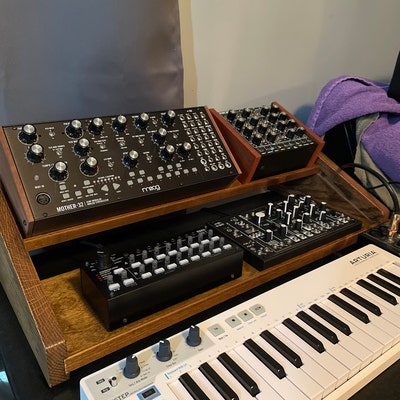 Arturia Keystep Desktop Synth Stand. Wooden Rack for Keystep 32 / 37 ...