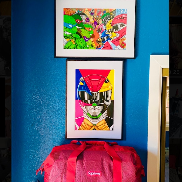 Power Rangers 6-way Portrait - 11x17 Fine Art Print - Etsy