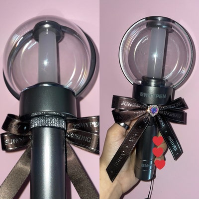 BTS SUGA AGUST D Ribbon Bow Keychain Pendant Light Stick Lanyard ...