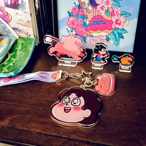 Over the Garden Wall Wristlet and Charm Keychain Set Cute Greg OTGW ...