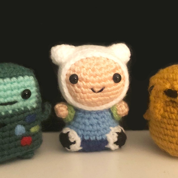 3-in-1 Adventure Time Crochet Pattern Bundle Finn Jake BMO Amigurumi ...