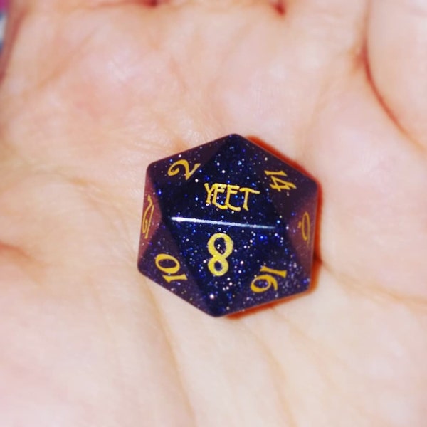 CLEARANCE Sale-1 Piece Blue Sandstone F*CK YEET D20 Die-critical ...