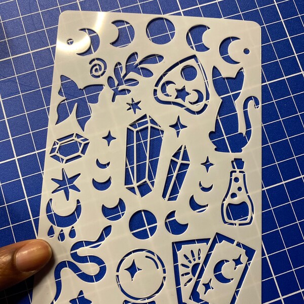 Magic Stencil for Bullet, Witchcraft Doodle Stencil for Planners and ...