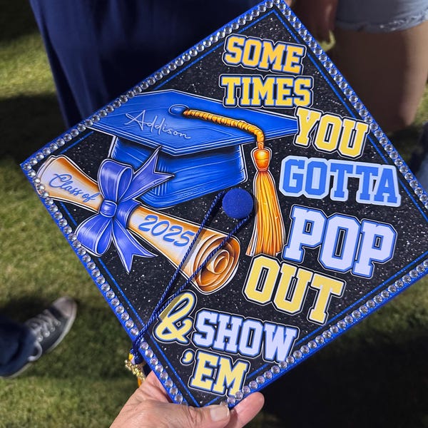 Custom Graduation Cap Topper, Personalized Mexican Grad Cap Topper ...