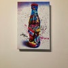 Iconic Coca-cola Coke Graffiti Printed Box Framed Canvas Wall Art or ...