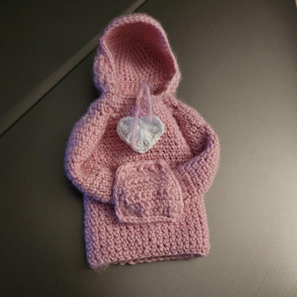 Hoodie in the Car. Tutorial Crochet Pattern PDF in English (US). Car ...