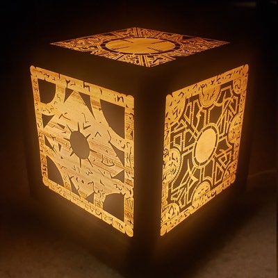Puzzle Box Lamp - Etsy