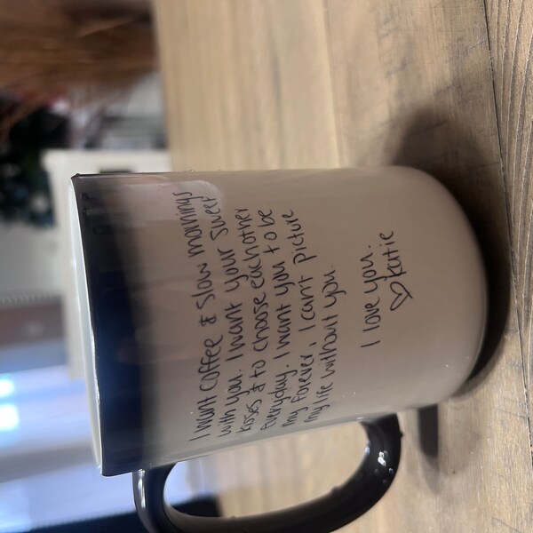 Personalized Hidden Message Magic Coffee Mug Secret Message Color ...