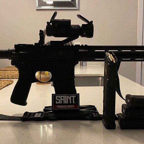Horizontal 5.56/.223 Sporting Rifle Display NEW VERSION Not 308 3D ...