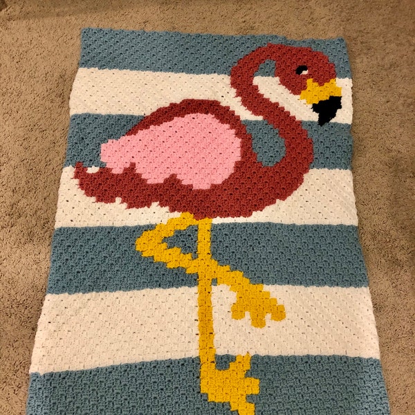 INSTANT DOWNLOAD - Flamingo - Crochet Graph - Crochet Pattern ...