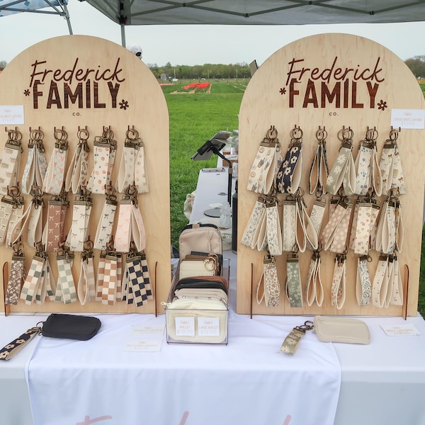 Keychain Hanger Standing Arch Table Top Craft Fair Show Vendor Display ...