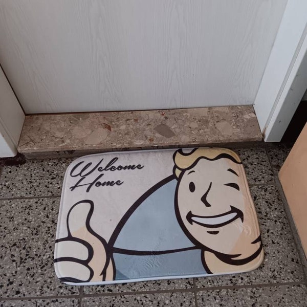 Fallout Boy Vault-tec Nuka Cola Wasteland Doormat Welcome Mat Eco ...