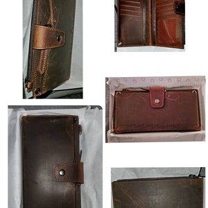 Crossbody Phone Wallet, Chic Leather Wallet for Women With Phone ...