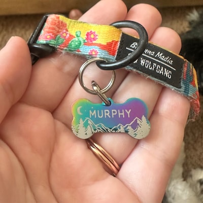 Wilderness Dog Tag for Dogs Tree Dog Tag Personalized Pet ID - Etsy