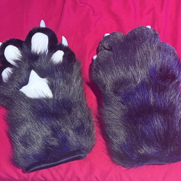Fursuit Furry Paws Made From Faux Fur - Premade Fursuit Paws for Your ...
