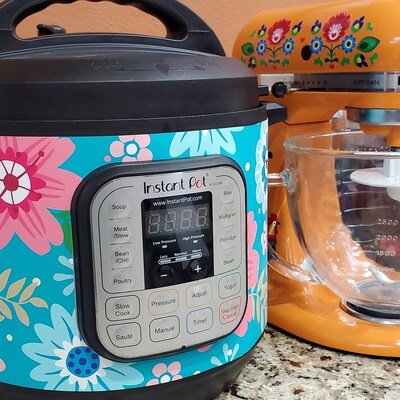 16 Colors Vivid Flowers Colored Background Instant Pot Wrap Instapot ...