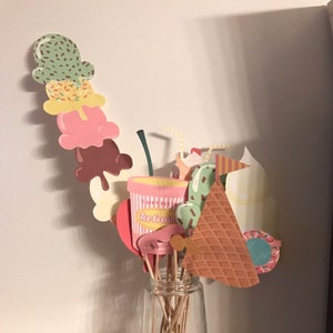 Ice Cream Party Photo Booth Props Photobooth Props Ice | Etsy