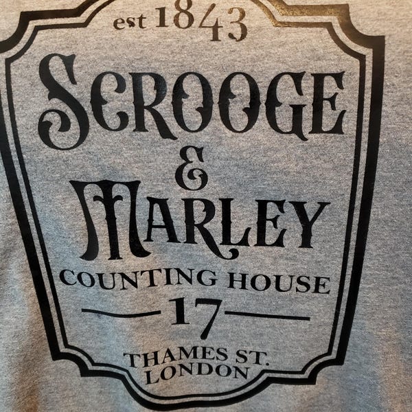 Scrooge and Marley Counting House SVG, A Christmas Carol, Christmas SVG ...