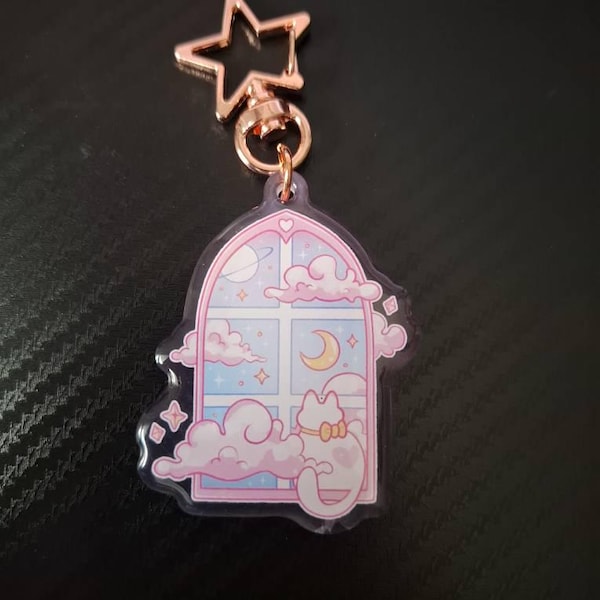 Starry Night Paint UI Holographic Vinyl Sticker - Cute Waterproof ...