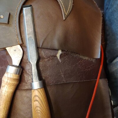 Skinning Knife Set 3pcs. Hand Made Forged Knife for Leather. - Etsy